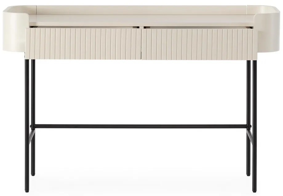 Krémový konzolový stolek 40x120 cm Willa – MOME