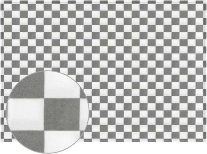 Bellatex Přikrývka  Kemping PLUS 150x200 cm Kostka šedá