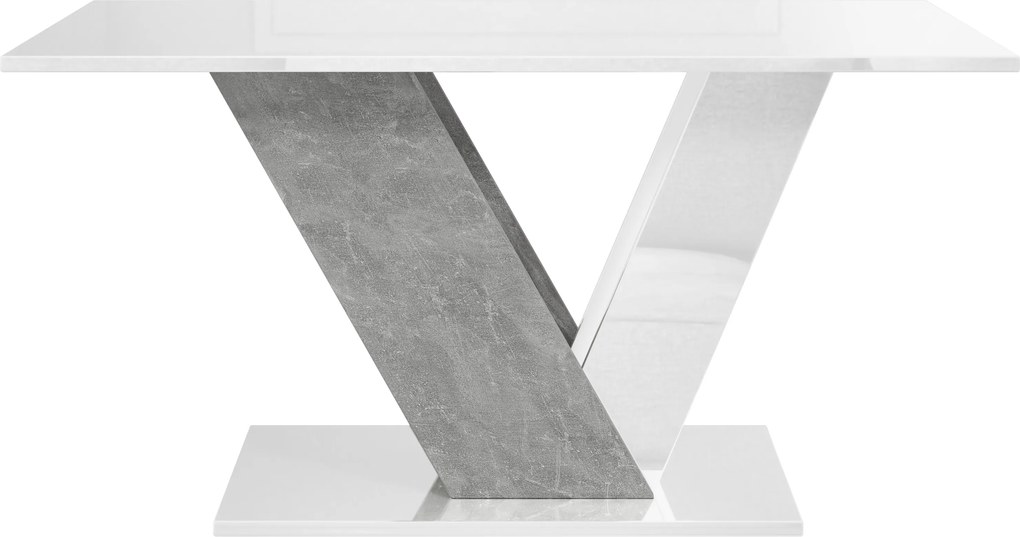 Prospero Konferenční stolek DUBAJ Kombinace barev: dubai coffee table bianco marble bílý lesk