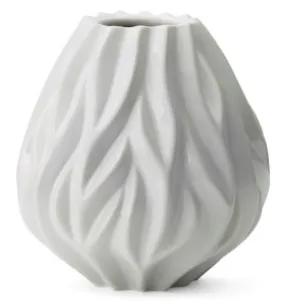 Váza FLAME White 19 cm | Bílá