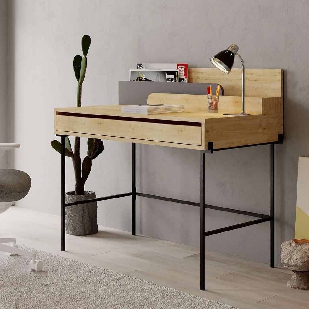 KALUNE DESIGN psací stůl LEILA světlý 855DTE3852