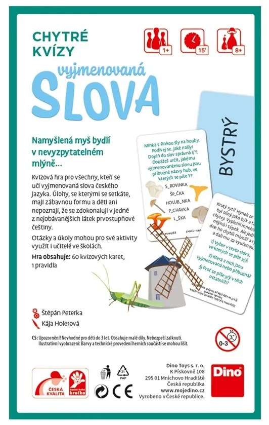 Dino Chytré kvízy - Vyjmenovaná slova