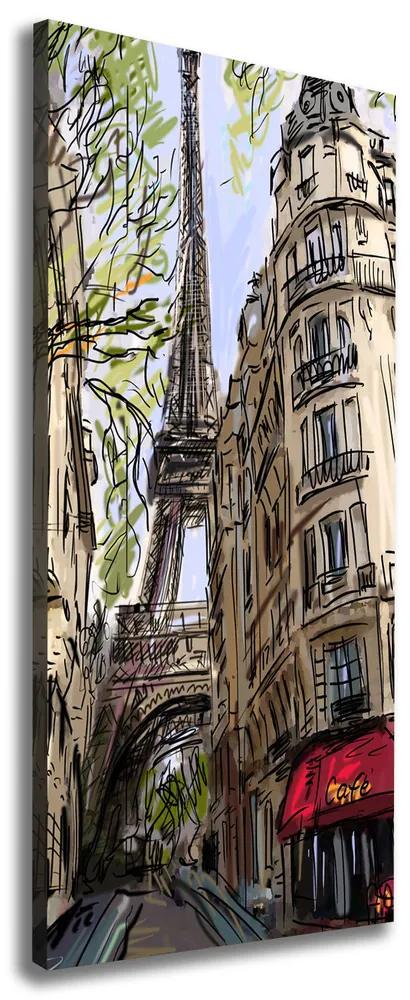 Wallmuralia Foto obraz na plátně Eiffelová věž Paříž 50x125 cm