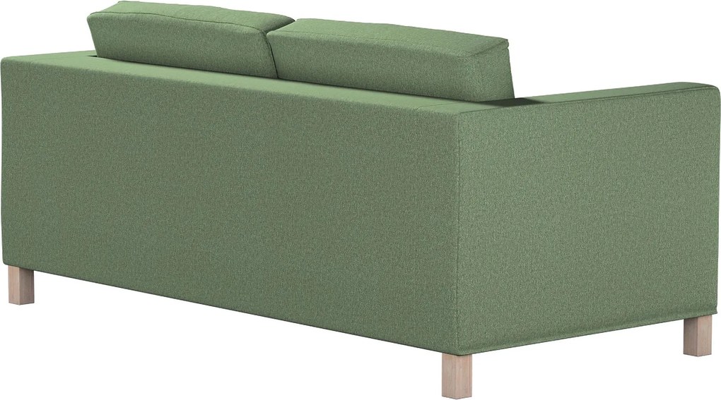 Potah na pohovku IKEA Karlanda rozkládací, krátký barva zelená látka pletený vzor