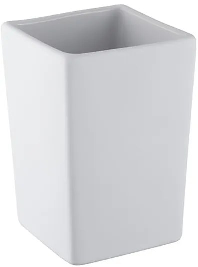 BISK Erga Pure, kosmetický pohár na postavení, bílá matná, ERG-06576