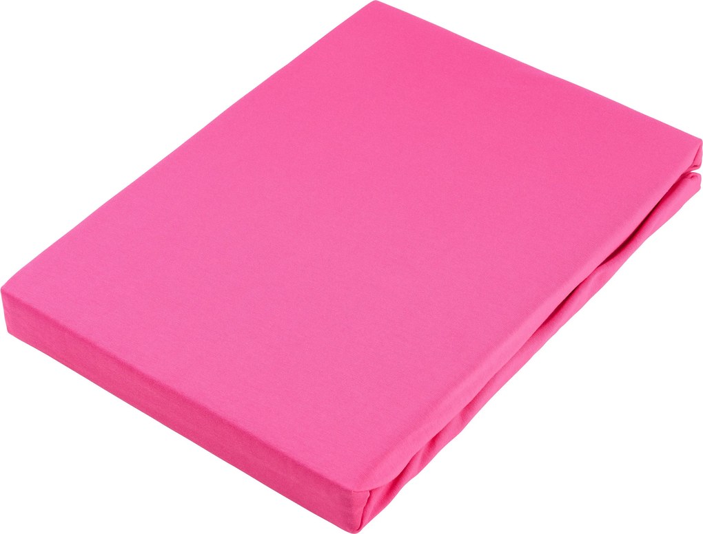 XXXLutz BOXSPRINGOVÉ PROSTĚRADLO, žerzej, pink, 90/220 cm Novel - Prostěradla - 004550010209