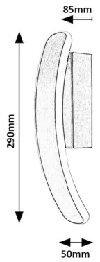 Rabalux 71088 - LED Nástěnné svítidlo JARNELLE LED/12W/230V