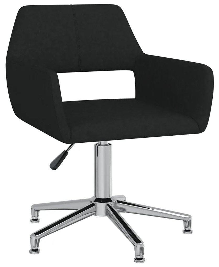 330332 vidaXL Otočná kancelářská židle černá textil