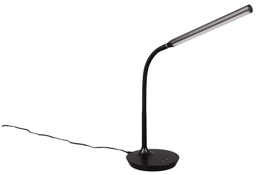 Černá LED stolní lampa (výška 38 cm) Toro – Trio