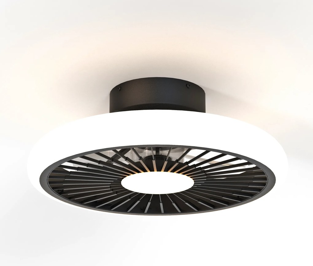 Mantra 8232 Turbo, ventilátor se svítidlem LED 55W 2700-5000K a dálkovým ovladačem, černá, průměr 51,2cm