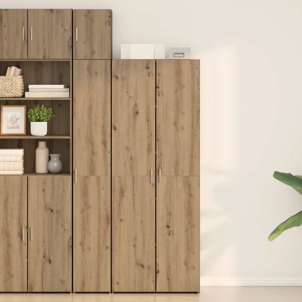 Vysoký bufet Artisanový dub 70 x 42,5 x 185 cm 3365592