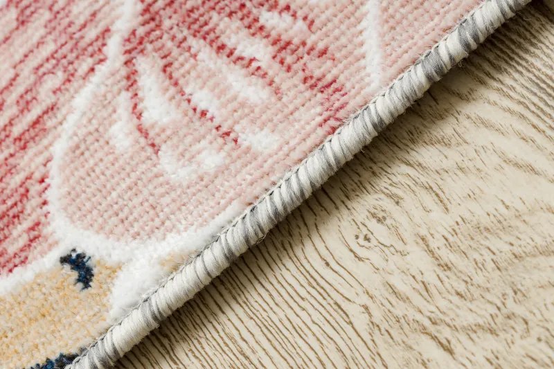 Dywany Łuszczów, Kusový koberec Botanic 65240 Flamingo grey – na ven i na doma, 157x220, vícebarevná, chodba / předsíň