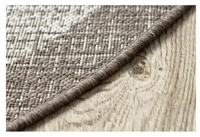 Kusový koberec Sindy krémový kruh 160cm