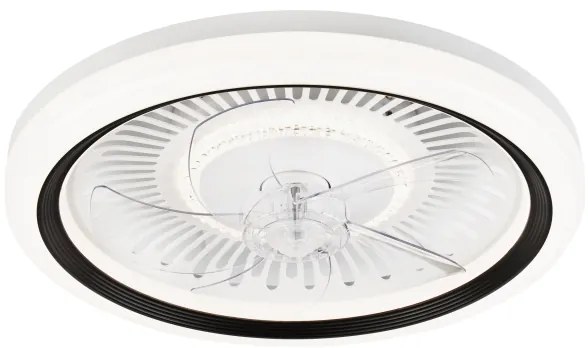 LED Stropní svítidlo s ventilátorem GEMMA LED/37W/230V bílá + DO