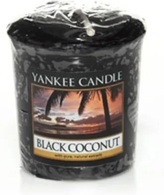 Vonná votivní svíčka Yankee Candle Black Coconut 49g/15hod