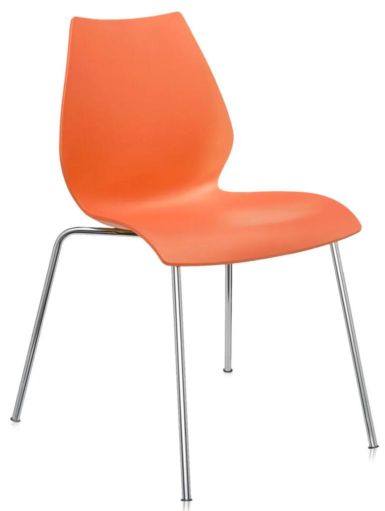 Kartell - Židle Maui - oranžová