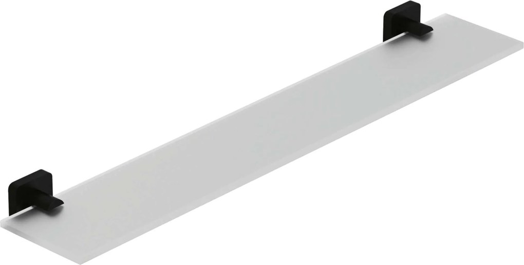 Kludi Vela S - Polička, délka 60 cm, sklo/matná černá 2597339