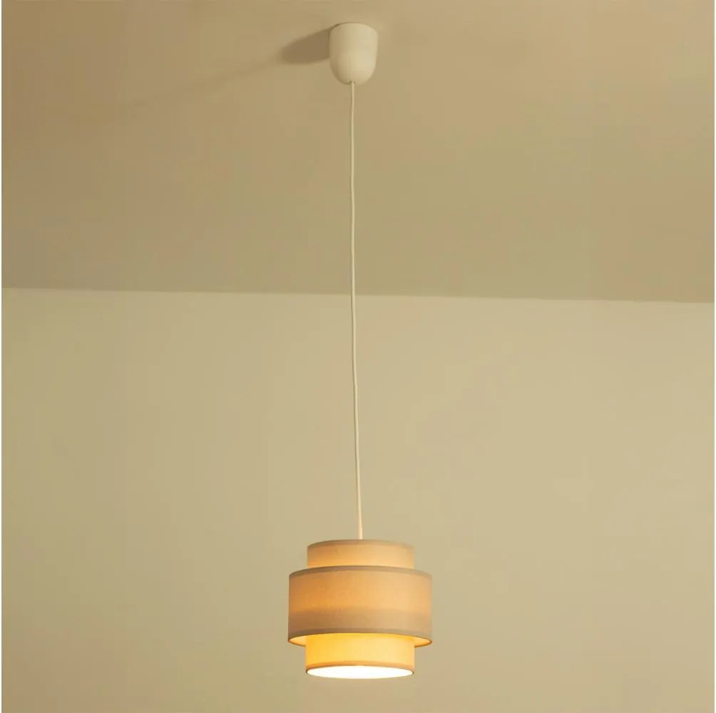 BRILAGI - Lustr na lanku RESNA 1xE27/60W/230V pr. 20 cm béžová