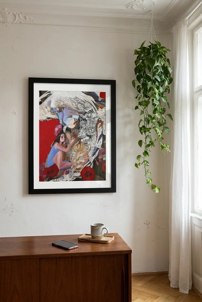 Yulia Novikova | Rajská zahrada Rám: Bez rámu, Velikost: 70 x 50 cm