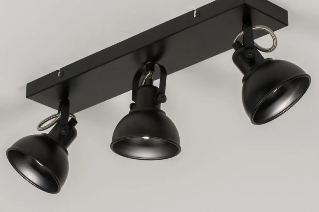 Stropní designové industriální svítidlo Industry Spot Nero III