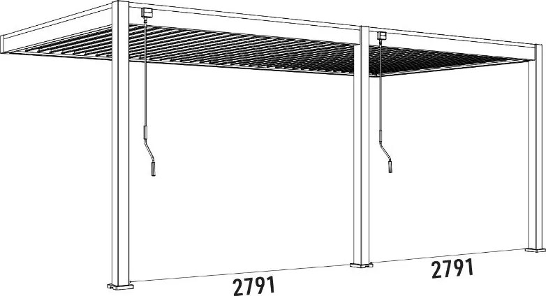Bioklimatická pergola Intro Plus – Rojaplast