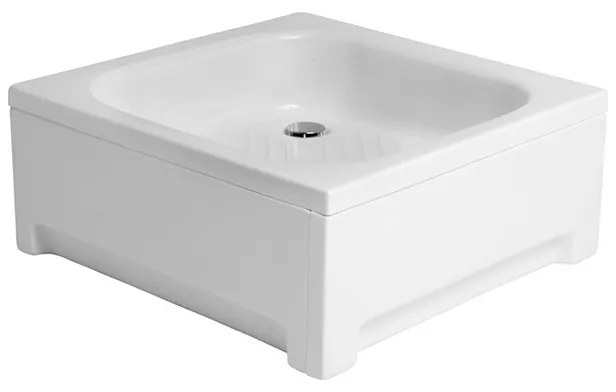 Polimat Čtvercová akrylátová sprchová vanička Karen 70x70 Barva: Bílá, Rozměry (cm): 70x70, hloubka: 15