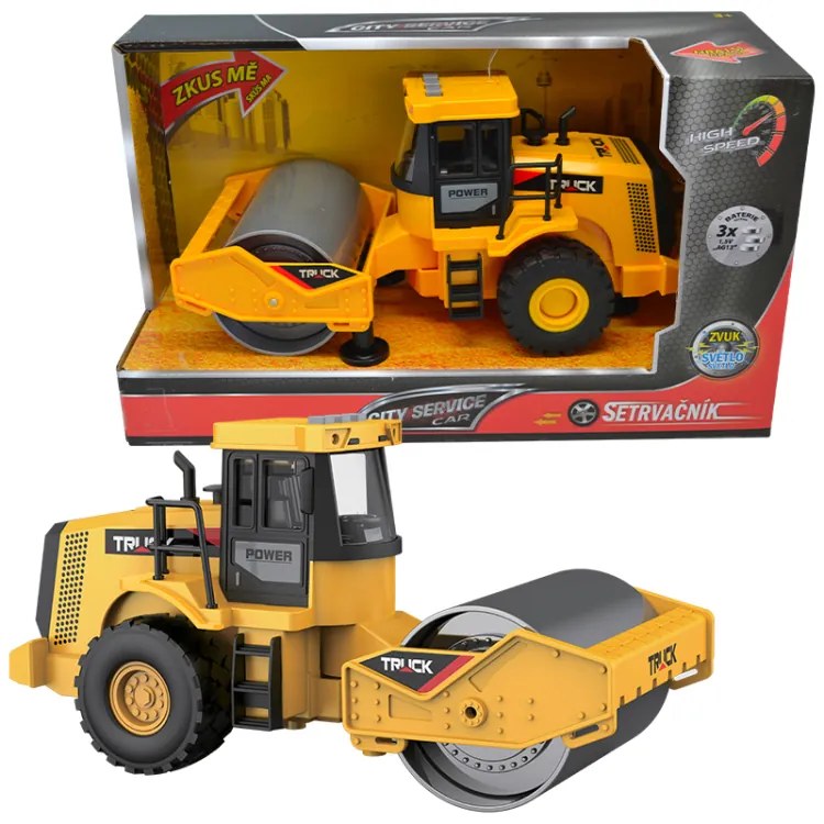 CITY SERVICE CAR - 1:16 Silniční válec