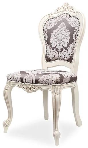 IBA Luxusní židle CELINE Varianta: Bílá se zlatou patinou