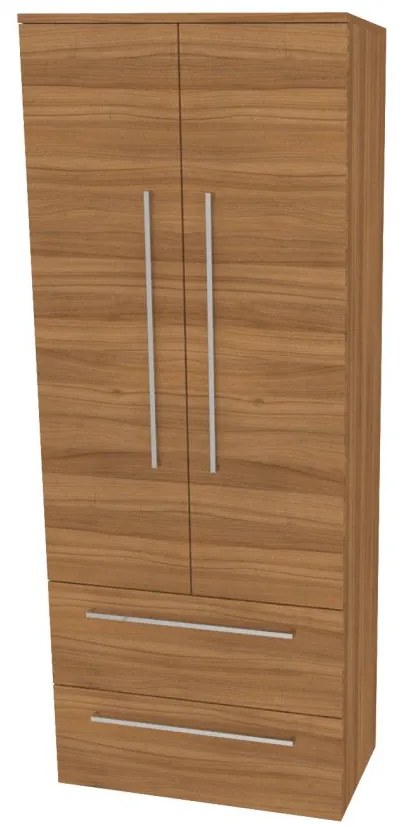 Mereo Mereo, Bino, koupelnová skříňka vysoká 163 cm, dvojitá, Multidecor, CN699ODP1