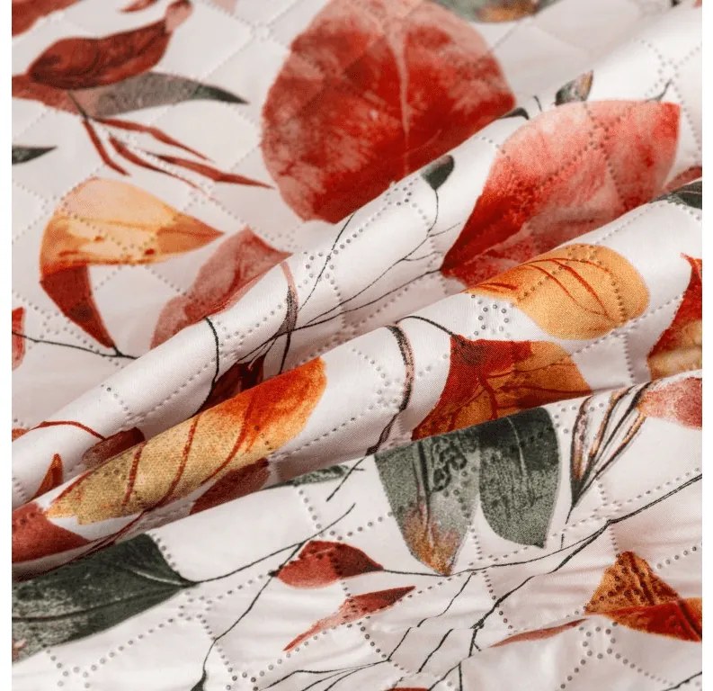 Přehoz na postel AUTUMN LEAVES, barevný Rozměr: 170 x 210 cm