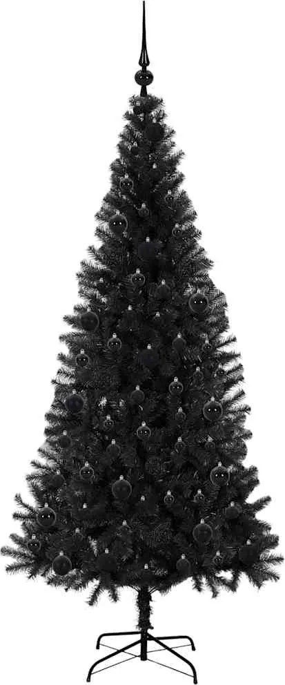 Vánoční stromeček Černá 180 cm PVC 3396479