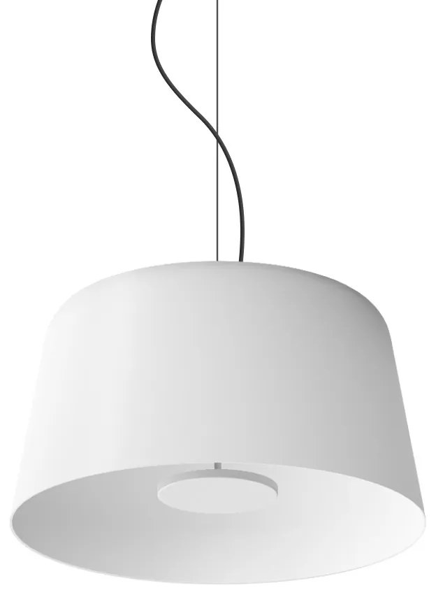 Linea Light CA055DWHMDD Delfi_P, moderní závěsné svítidlo, 20W LED 2700K, bílá, průměr 45cm