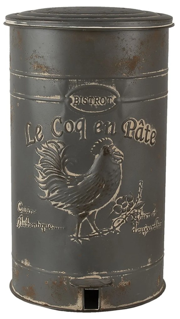 Vintage odpadkový koš Le Coq en Pate - Ø 27*45 cm