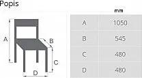 CZ Nábytkář - Kasvo Jídelní set BRUNO stůl + LAURA židle 4ks | Varianta: buk / látka SH21