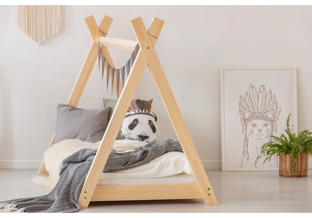Adeko Dětská postel Mila TP Velikost postele: 140x70 cm Barva: dekor přírodní dřevo přírodní