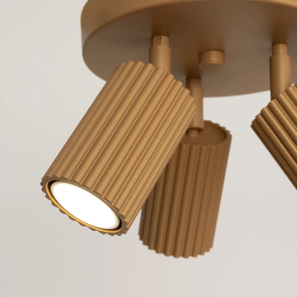 Sollux Lighting Stropní svítidlo KARBON 3P zlaté