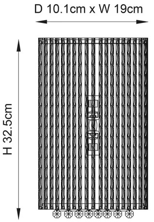 Endon 81978 - Křišťálové nástěnné svítidlo GALINA 2xG9/25W/230V lesklý chrom
