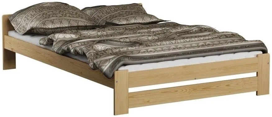 Dřevěná postel Niwa 140x200 + rošt ZDARMA (Barva dřeva: Olše)