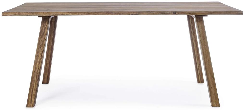 Zahradní stůl lasgo 180 x 90 cm hnědý MUZZA