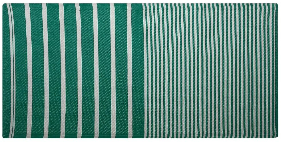 Zelený venkovní koberec 90x180 cm HALDIA Beliani