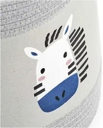 Dětský Úložný koš  Zebra, bavlna/polyester