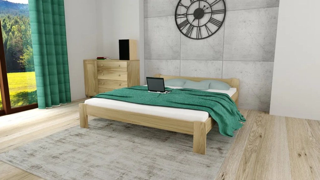 ComfortMatrace Postel z masivu borovice ISABELA+rošt ZDARMA 160x200 cm Barva: přírodní barva