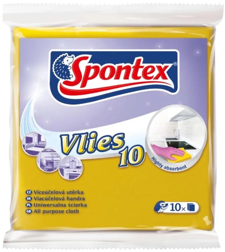 Utěrky univerzální Vlies - 10 ks. Spontex
