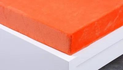 XPOSE ® Prostěradlo mikroplyš Exclusive dvoulůžko - oranžová 140x200 cm