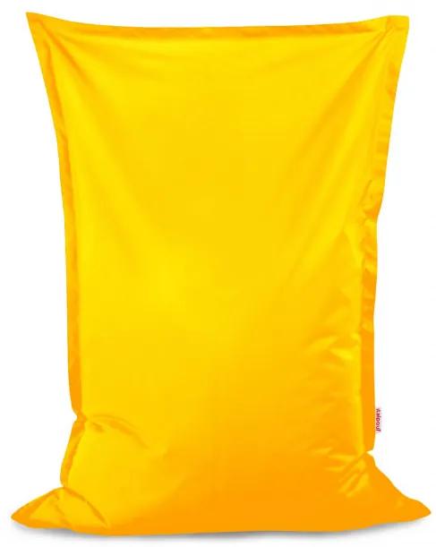 Polštář k sezení - žlutý nylon XL