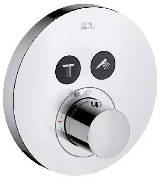 Axor ShowerSelect - Termostat pod omítku pro 2 spotřebiče, chrom 36723000