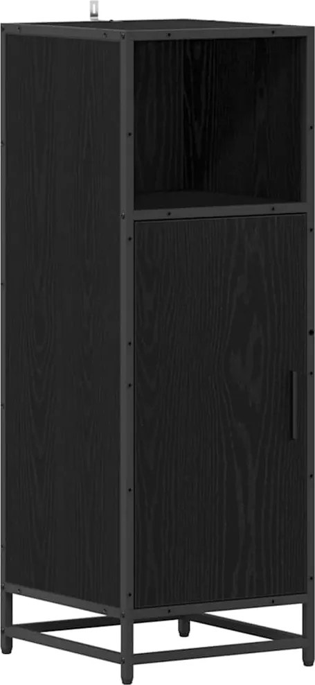 Sada koupelnového nábytku 4 ks Černý dub Kompozitní dřevo 3402559