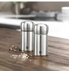 Zwilling Spices mlýnek na pepř a sůl set 2 ks 5,2x10 cm nerez