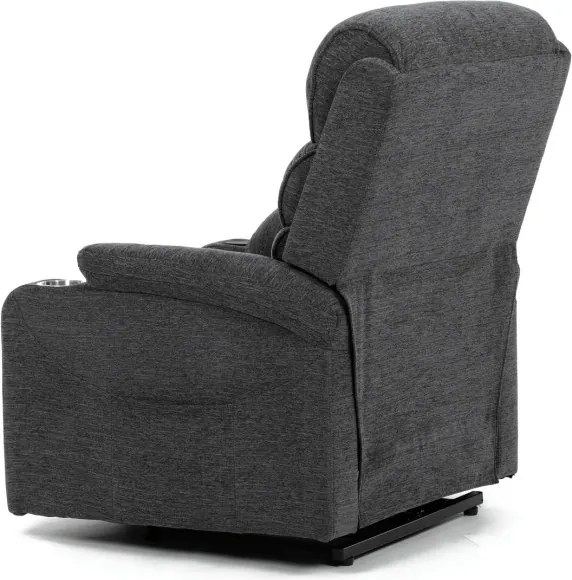 Polohovací křeslo šedé, elektrické TV-S8348 GREY2