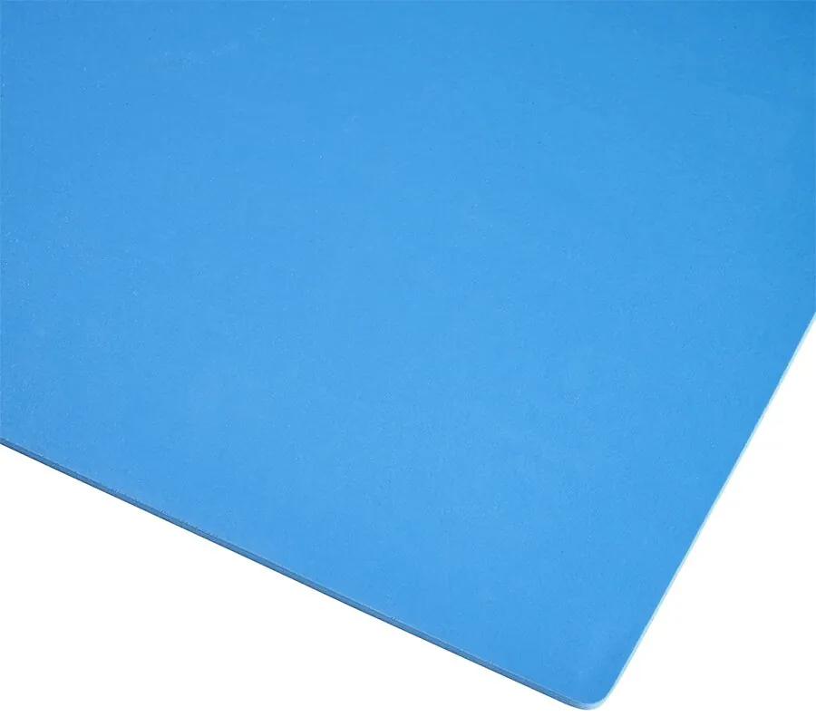Modrá průmyslová protiskluzová antistatická třívrstvá ESD rohož - 18,29 m x 76 c